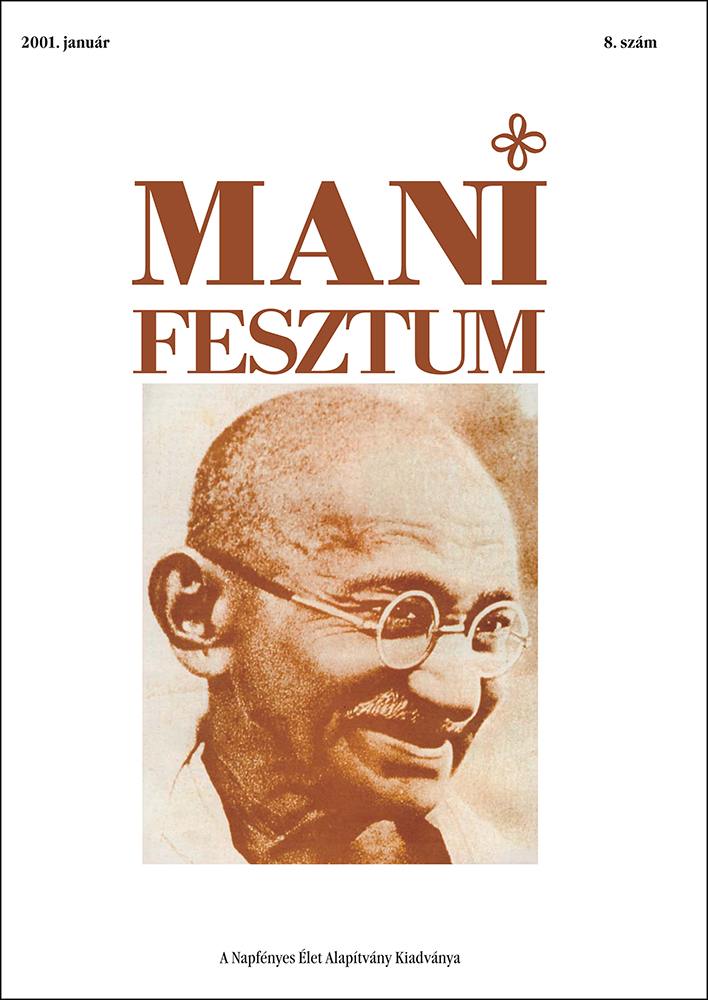 Manifesztum 8. szám (2001. január) - Manifesztum