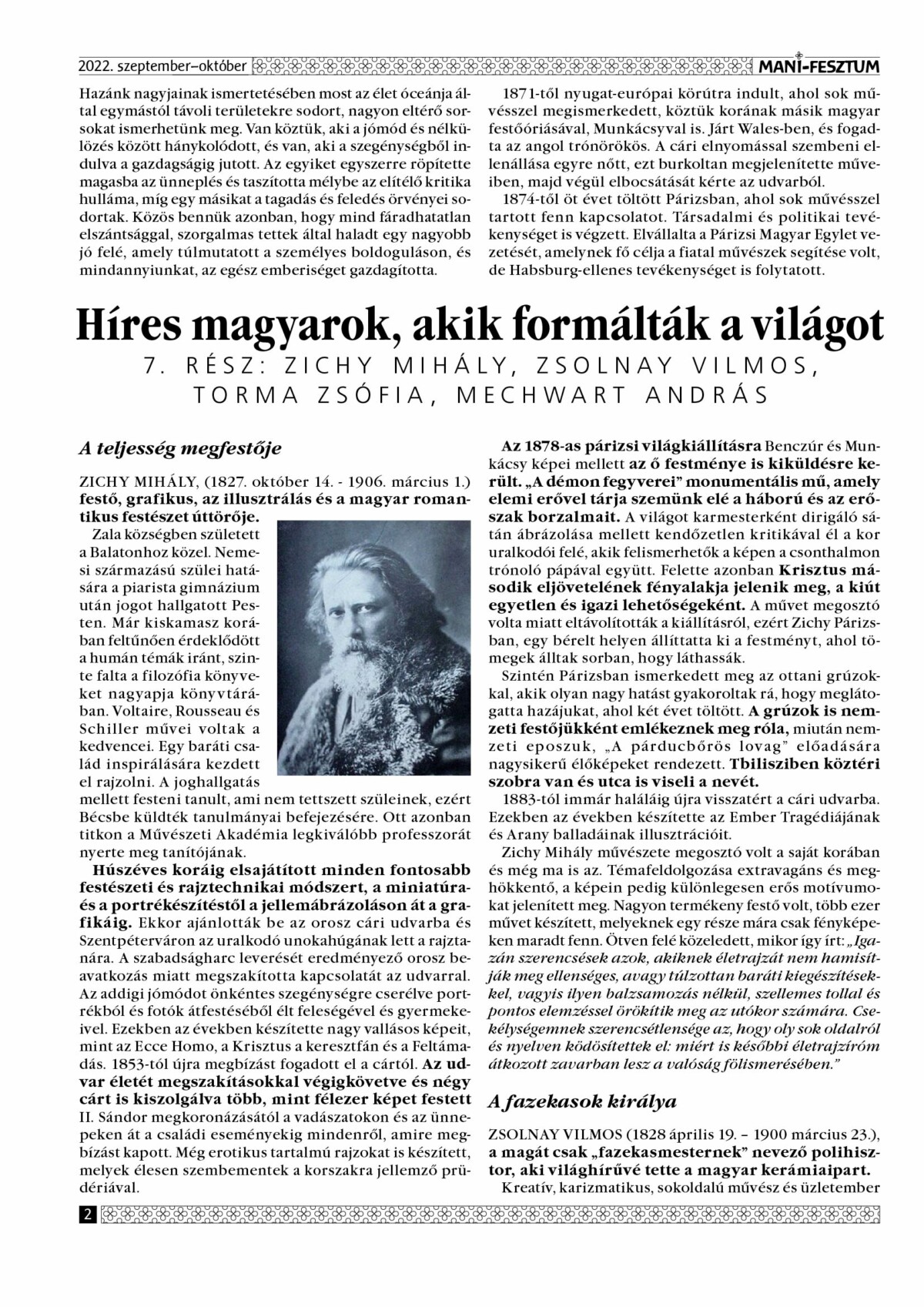 Híres magyarok, akik formálták a világot 7. rész: Zichy Mihály, Zsolnay ...